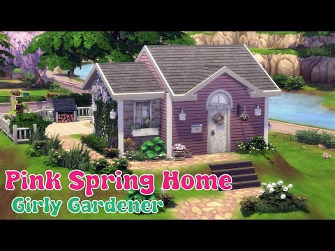 Spring House 🌺💗​​​​ | The Sims 4 Speed Build