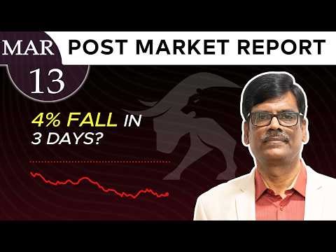 4% fall in 3 DAYS? Post Market Report 13-Mar-26