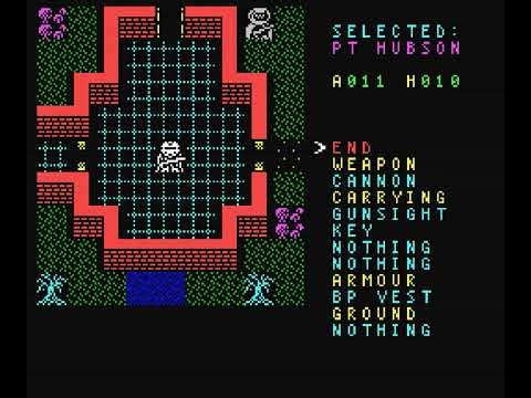 ZX Spectrum turn-based strategy game work-in-progress: movement and object handling demo