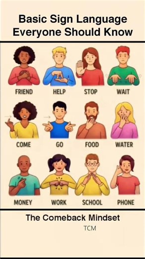 Basic Sign Language Everyone Should Know #signlanguage #shorts #shortsfeed