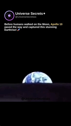 Watching Earth Rise from the Moon (Apollo 10 Footage) 🚀