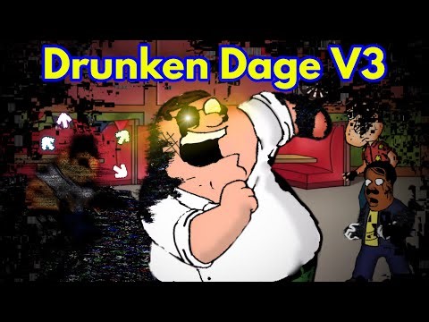Friday Night Funkin' NEW PFG Drunken Dage V3 / Family Guy (FNF/Mod/Pibby + Cutscene)