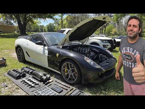 This Salvage V12 Ferrari Should've Been Scrapped — I Rebuilt it Anyways
