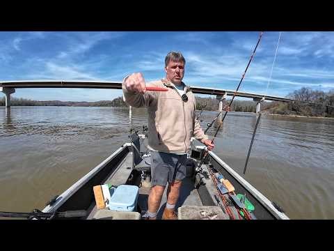 Fishing For Catfish At The Hiwassee River In Tennessee