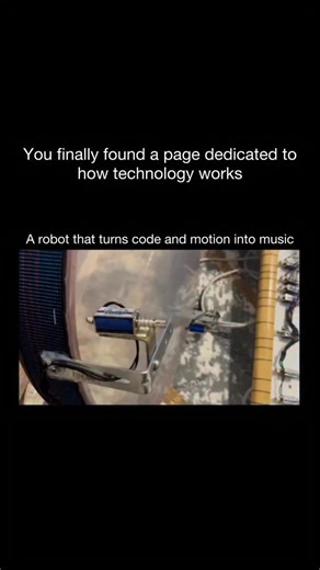 How Technology Works on Instagram: "Follow @howtechnologyworkss to learn how technology shapes our world, one post at a time Engineering meets tradition in a remarkable way through this robotic system designed to play a classical string instrument. Instead of human hands, carefully controlled motors and mechanical actuators handle each movement with precision. Every pluck and press is timed through programming that translates musical patterns into physical motion. The robot relies on accurate po