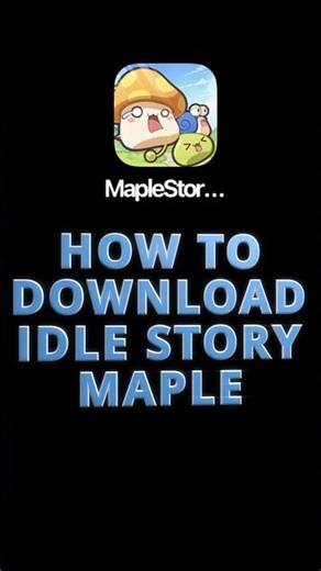 how to download maple story idle
