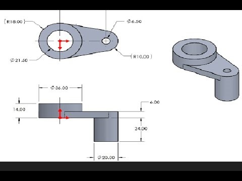 SolidWorks Design - Sketch & Extrude/Pad