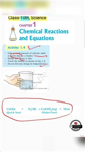 Class 10 science Activity 1.4 | Class 10 Science Chap-1 Activity 1.4 #shorts #youtubeshorts