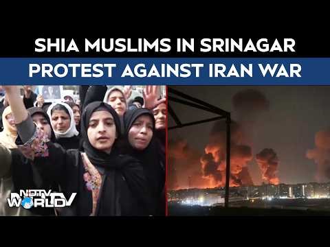 US Iran War News | Pro-Iran March In Srinagar, Shia Protest Against US-Israel War