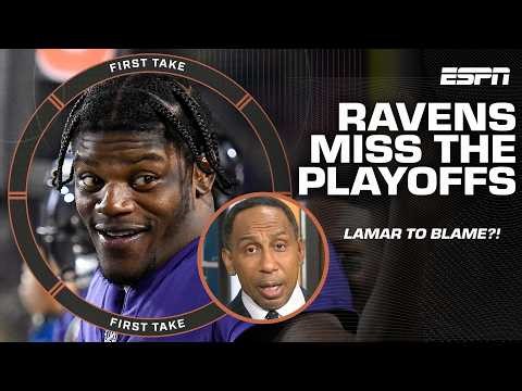 Why Stephen A. isn’t blaming Lamar Jackson for the Ravens missing the playoffs | First Take