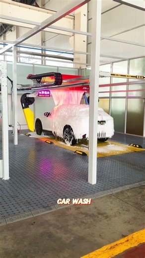PLC-Controlled High-Pressure Touchless Fully Automatic Car Wash System with Integrated Drying