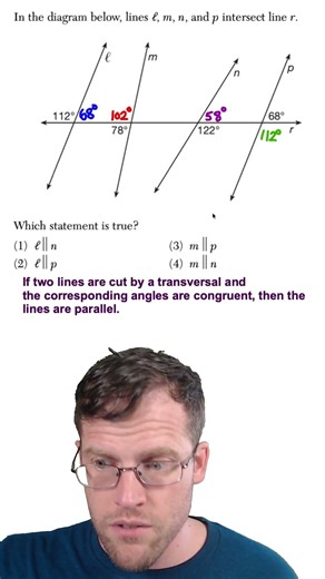 Find the Parallel Lines Using Corresponding Angles