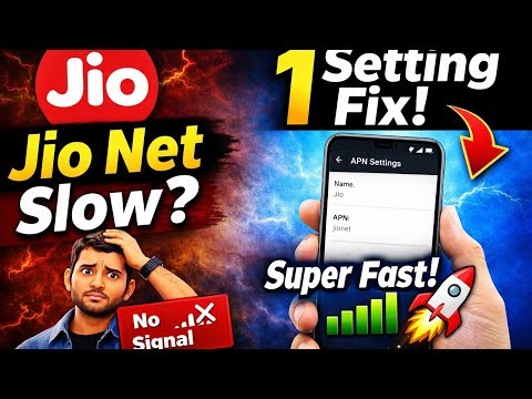 Jio network problem solution