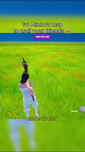 1v1 to Troll your friends! #fortnite #fortnitemap #aimbot