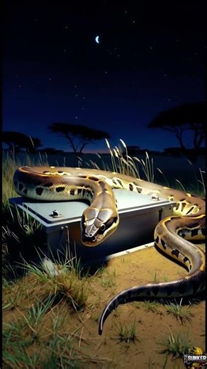 Giant Python Takes Over the Bunker Hatch 🐍