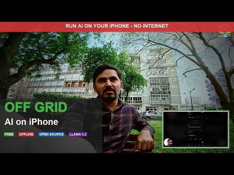 Run LLM Locally on Your iPhone - No Internet Needed | Off Grid App | FREE & Open Source | Llama 3.2