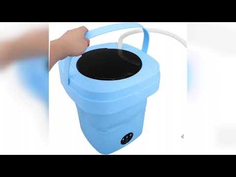 Review: Portable Mini Folding Washing Machine with Drain Basket and Hose Compact Lightweight W...