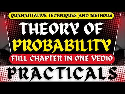 Probability Chapter One Shot | All Concepts & Questions Explained | Exam Preparation