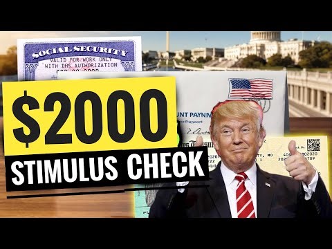 🔥$2000📈IRS Stimulus Check Confirmed?✅Date?🎉Social Security SSI,SSDI,VA Seniors?💰