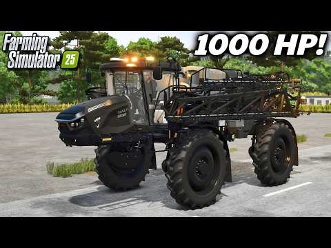 New Mods - 1000HP Case Sprayer, Unrealistic Yarder, & Constructible Mod! | Farming Simulator 25