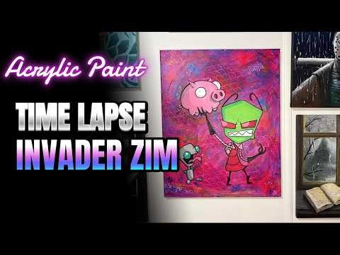 Invader Zim with Gir