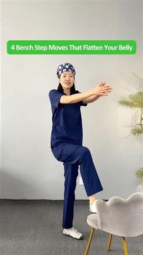 4 Simple Bench Step Moves That Help You Lose Belly Fat and Shape Your Waist