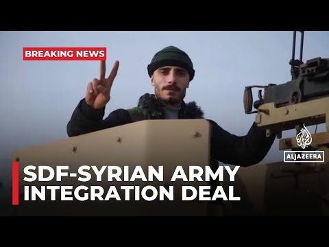 Kurdish-led SDF agrees integration with Syrian government forces