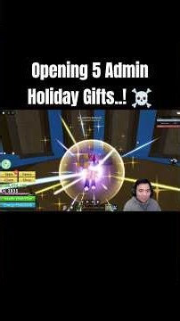 OMG! Opening 5 Admin Holiday Gifts..! ☠️ #bloxfruits #roblox #jujubotv