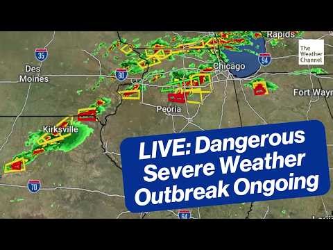 🔴 LIVE - Dangerous Severe Weather Outbreak Ongoing