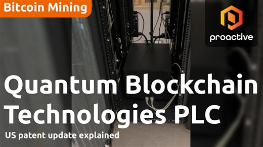Quantum Blockchain Technologies CEO on US patent update, strategy & next steps