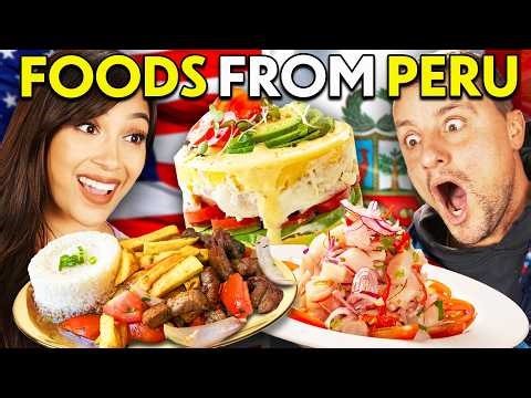 Americans Try Peruvian Food For The First Time!