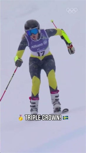 Ebba Aarsjoe wins her third gold at Milano Cortina! 🥇🥇🥇🤩
