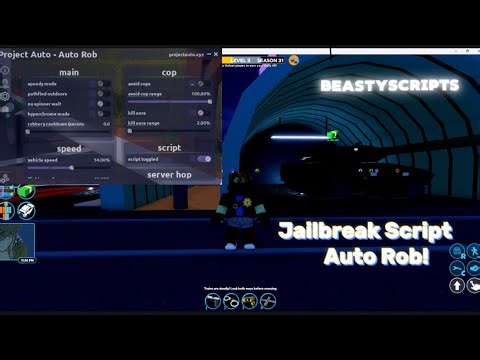 **BEST** FREE Roblox Jailbreak script | Auto Rob, CarMods, Auto server hop! ┃ No key