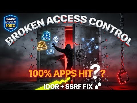 Broken Access Control OWASP 2025 Explained: #1 Web App Risk (IDOR, SSRF, Privilege Escalation)