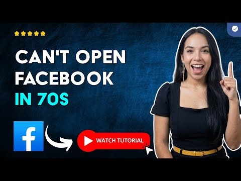 How to SOLVE ERROR When OPENING FACEBOOK in 70 S