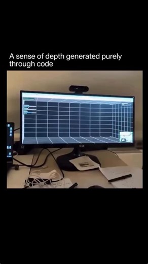 Exploo Tech on Instagram: "Project by @joanielemercier: As technology plays a growing role in shaping how we perceive and engage with reality, it's crucial to recognize how easily software and visual systems can influence human perception. This demonstration features markerless perspective correction, where the display adjusts in real time to the viewer's position, producing the illusion of a consistent 3D space without relying on special hardware or tracking markers. Drawing inspiration from Jo