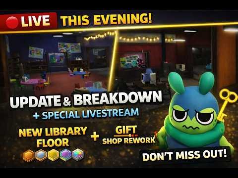 LIVE: Squirm, Library Floor & Achievements Update!