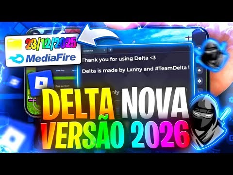 ✅COMO BAIXAR Executor DELTA [100% ANTI BAN] ATUALIZADO SEM KEY + LINK DIRETO MEDIAFIRE 2025 ROBLOX