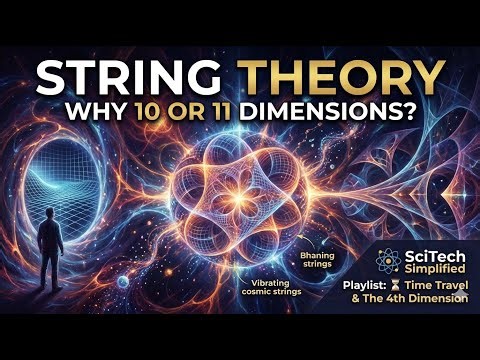 Why Do Scientists Believe in 10 Dimensions? 🌌 The Mind-Bending Logic of String Theory