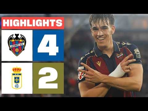 LEVANTE UD 4 - 2 REAL OVIEDO | RESUMEN LALIGA EA SPORTS