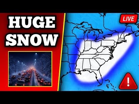 🔴 BREAKING Winter Storm Update - Huge Snow & Major Impacts Likely - Live Update