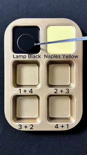 Mixing Colors: Create 4 Shades from 2 Hues