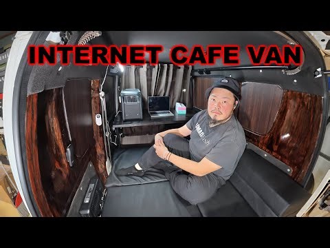 I turned my van into an internet cafe