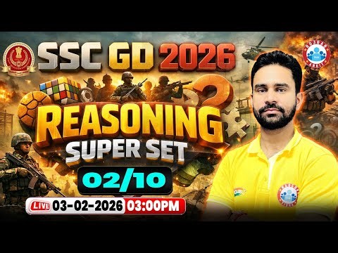 SSC GD Reasoning Classes 2026 | SSC GD Reasoning Super Set 02 | SSC GD Reasoning By Rahul Sir