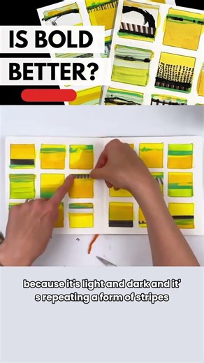 💛 Contrast is the heartbeat of abstract art