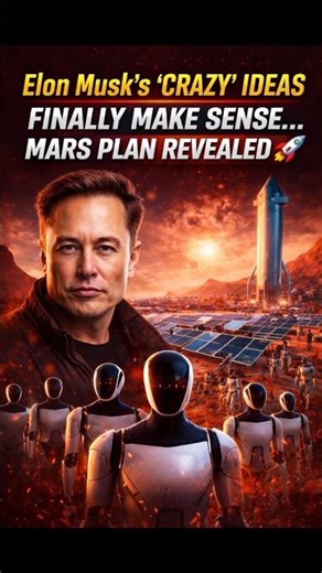 Elon Musk’s ‘Crazy’ Ideas Finally Make Sense… Mars Plan Revealed 🚀