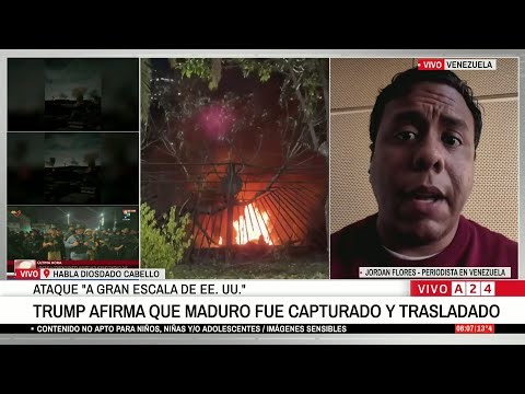 🔴 EE.UU. ATACÓ VENEZUELA: TRUMP CONFIRMÓ QUE NICOLÁS MADURO FUE CAPTURADO