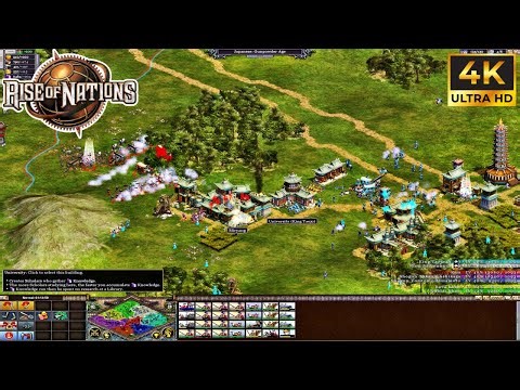 Rise of nations extended edition japane vs mongo full 4k gameplay