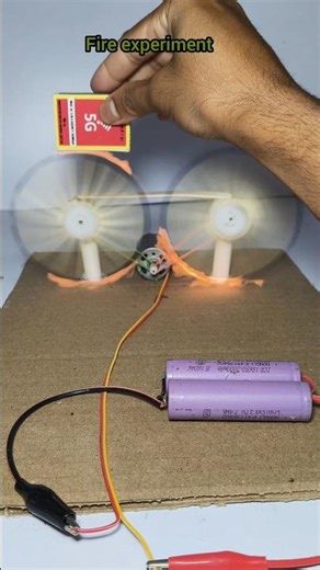 Homemade fire experiment #science #project