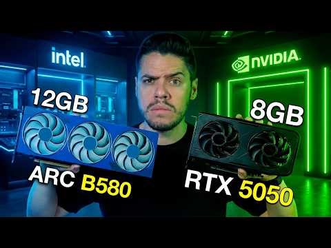 QUEM está ENGANANDO o GAMER? RTX 5050 vs ARC B580